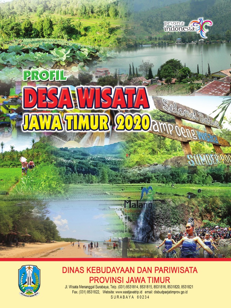 Cover Buku Profil Desa Wisata 2020 | PDF