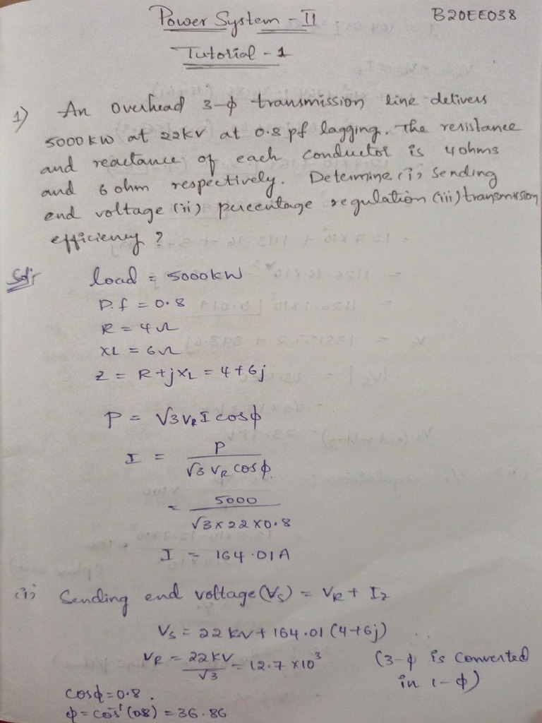 PS 2 - Tutorial 1 | PDF | Electricity | Electrical Engineering