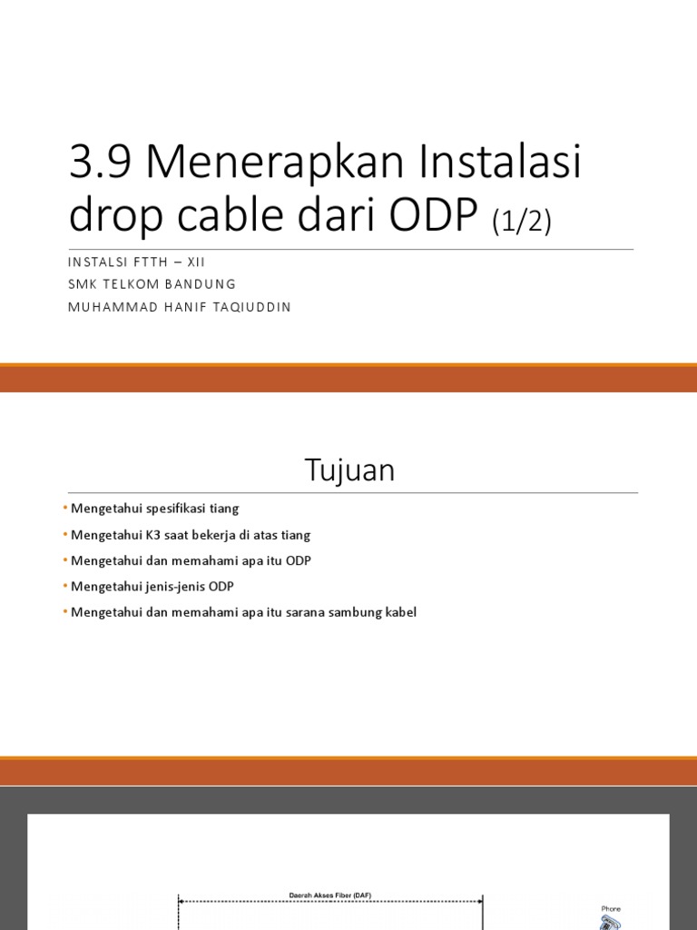 Jenis dan Instalasi ODP Fiber Optik | PDF | Teknologi & Rekayasa