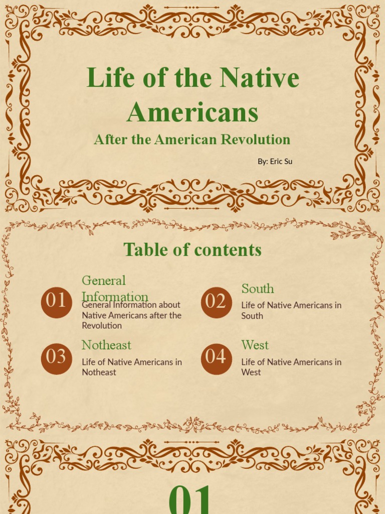 Life of Native Americans After the American Revolution | PDF | Native ...