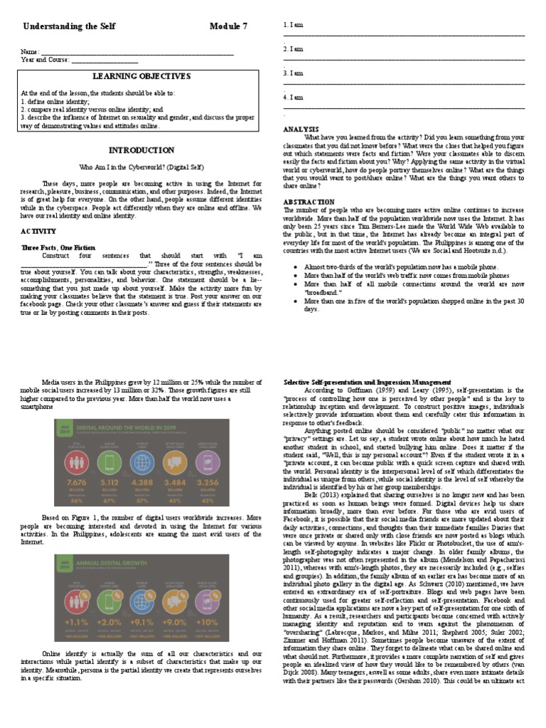 Understanding The Self Mod 7 | PDF | Gender | Gender Studies