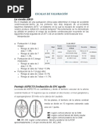 Escala ASPECTS | PDF