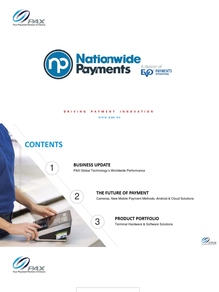 PAX Payment Terminal Innovations | PDF | Computers