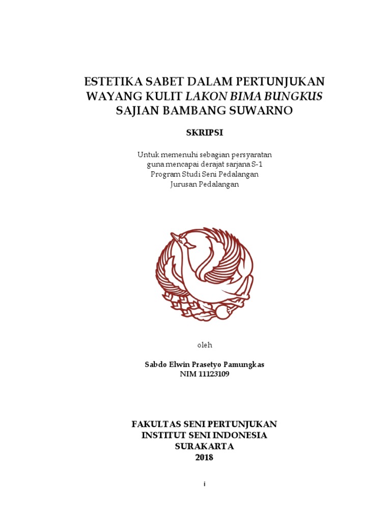 Estetika Sabet Dalam Pertunjukan Wayang Kulit Lakon Bima Bungkus Sajian Bambang Suwarno | PDF
