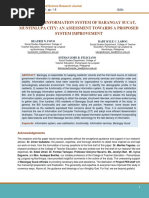 Barangay Profiling System With Analytics | PDF | Analytics | System