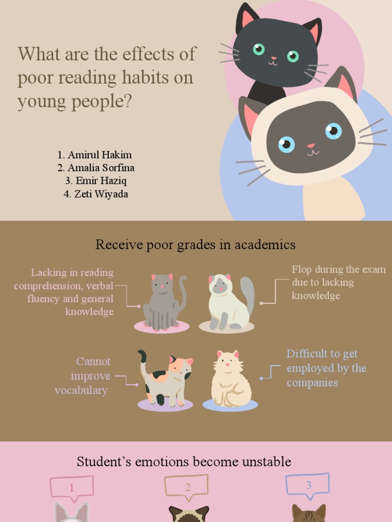 What Are The Effects of Poor Reading Habits in Young People | PDF ...