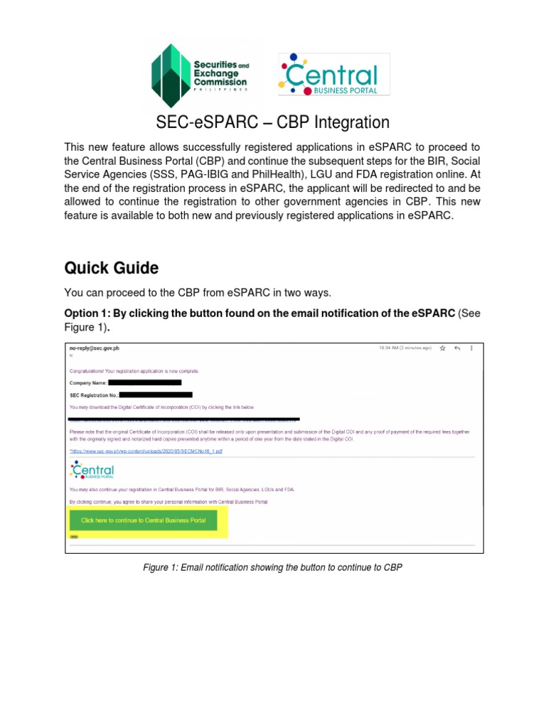 eSPARC CBPInformation | PDF | World Wide Web | Internet & Web