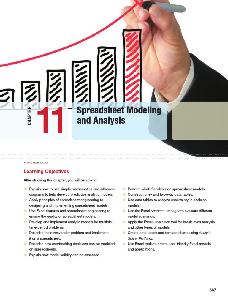 Spreadsheet and Modeling Analysis | PDF | Spreadsheet | Microsoft Excel