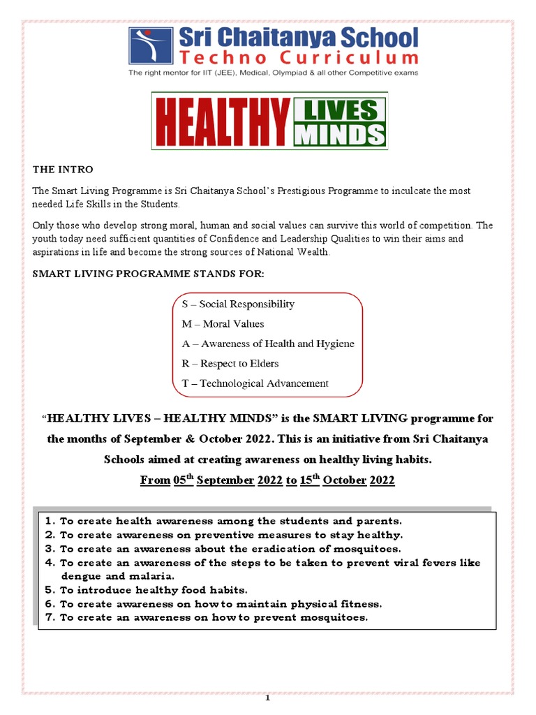 Healthy Lives - Healthy Minds Write Up 02.05.2022 | PDF | Body Mass ...