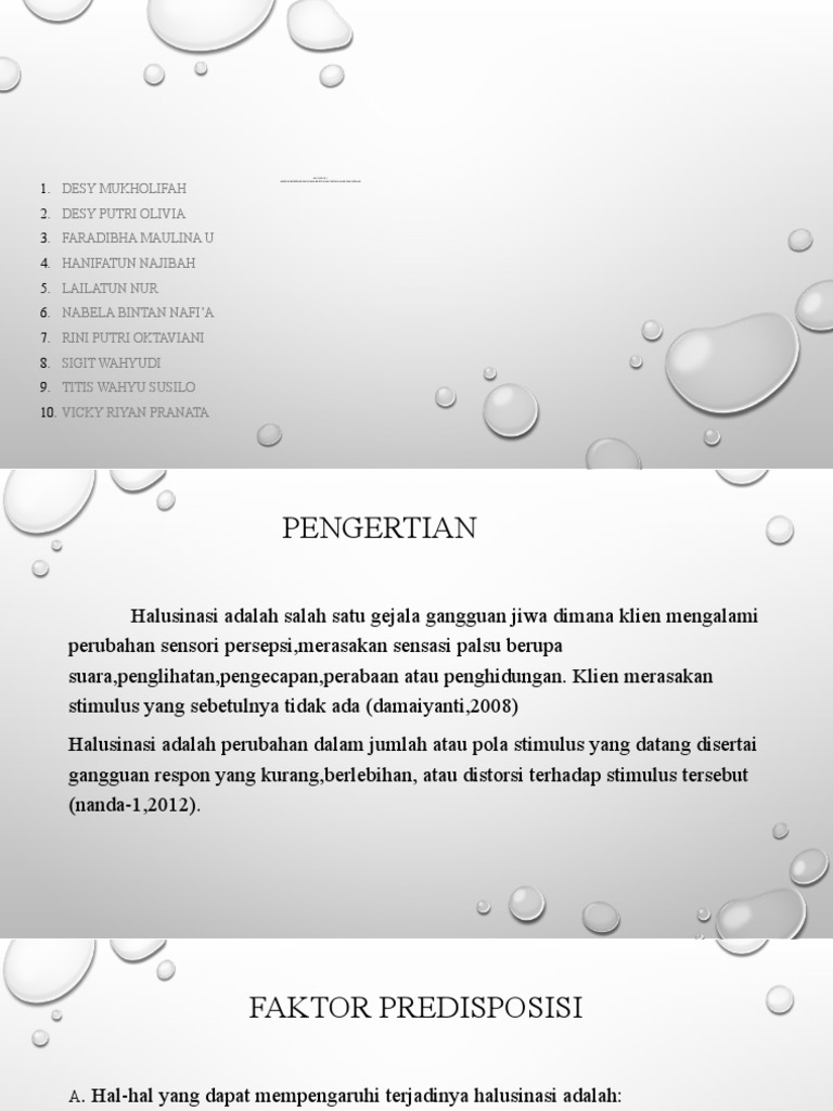 Kel 3 PPT Halusinasi | PDF