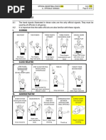 Basketball Referee Signals Guide | PDF | Hand | Ball Games