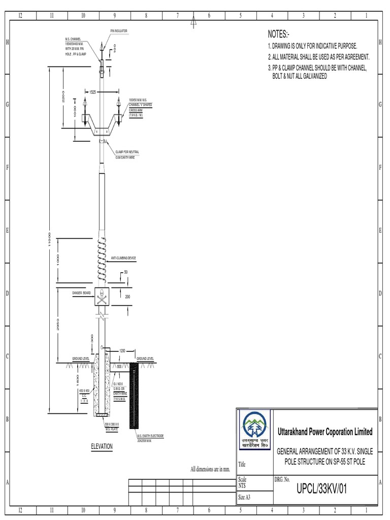 3 Drawings | PDF | Electrical Substation | Equipment