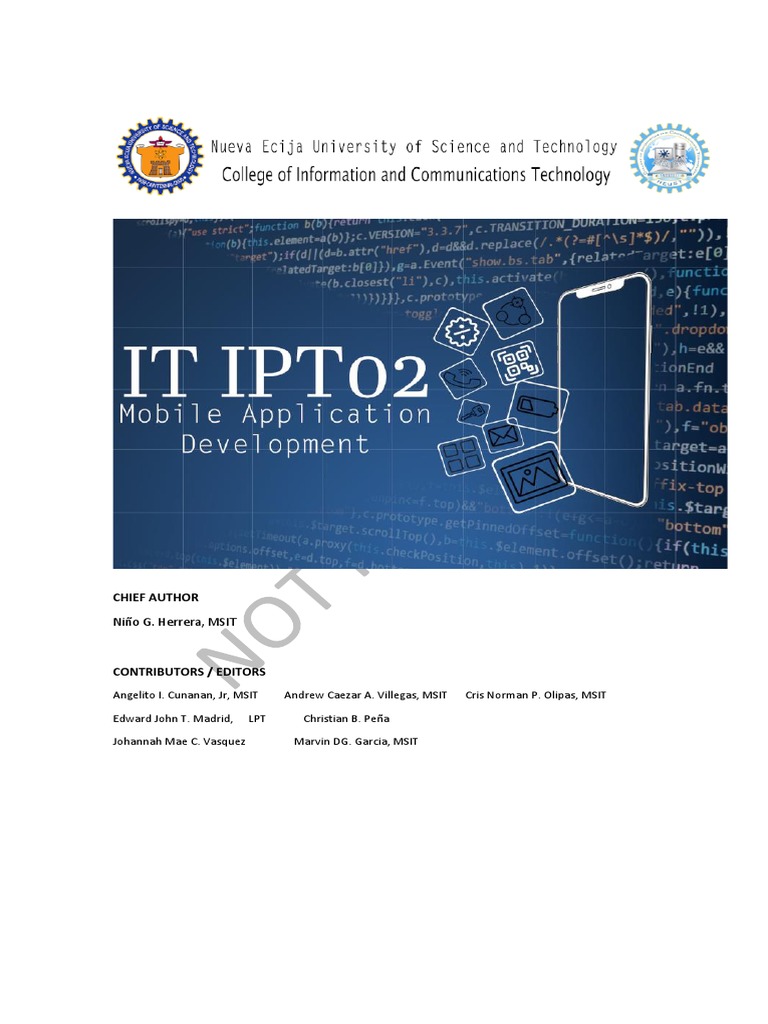 Module - It Ipt 02 | PDF | Mobile App | Application Software