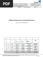 Procedure For Scaffolding | PDF | Scaffolding