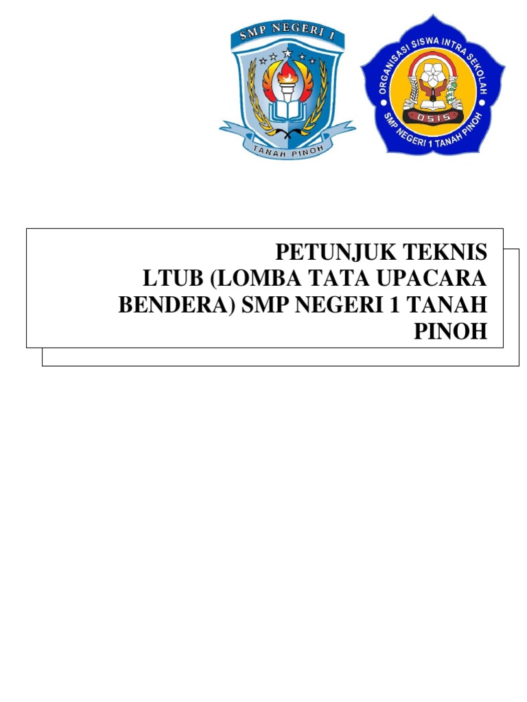 Juknis Lomba Tub SMPN 1 Tanah Pinoh | PDF
