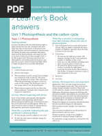 GRADE 7 BIOLOGY 2023-24 TEXTBOOK Edited | PDF | Photosynthesis | Plants