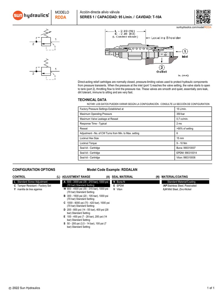 RDDA Es Metric A4 | PDF | Valve | Mechanical Engineering