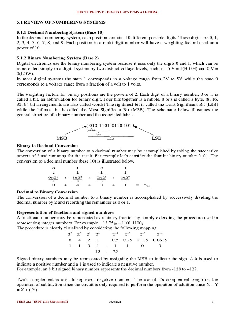Digital Systems and Algebra Circuits | PDF | Boolean Algebra | Teaching Mathematics