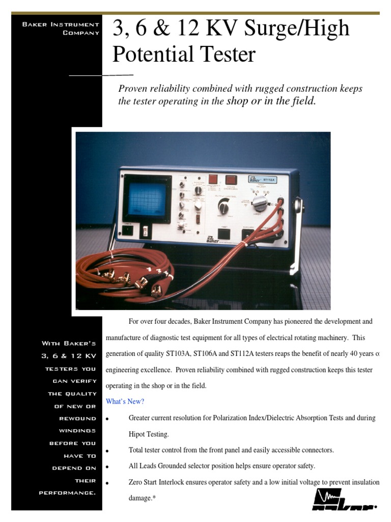 Baker-St 112e | PDF | Electric Motor | Insulator (Electricity)