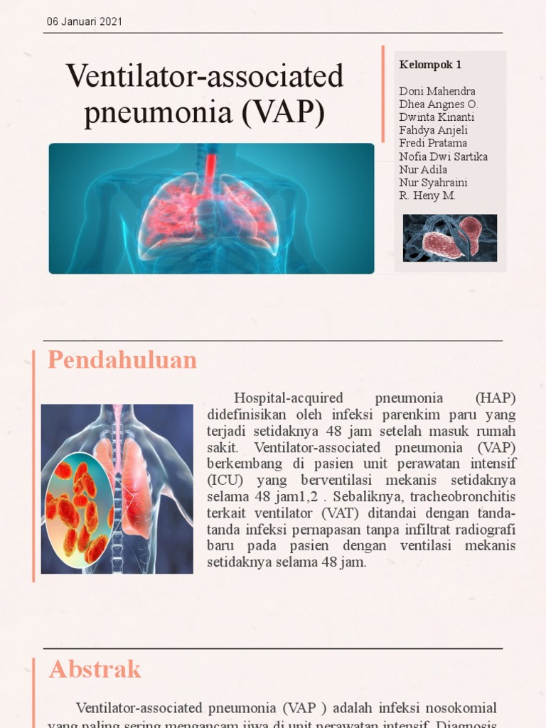 Ventilator-Associated Pneumonia (VAP) : 06 Januari 2021 | PDF
