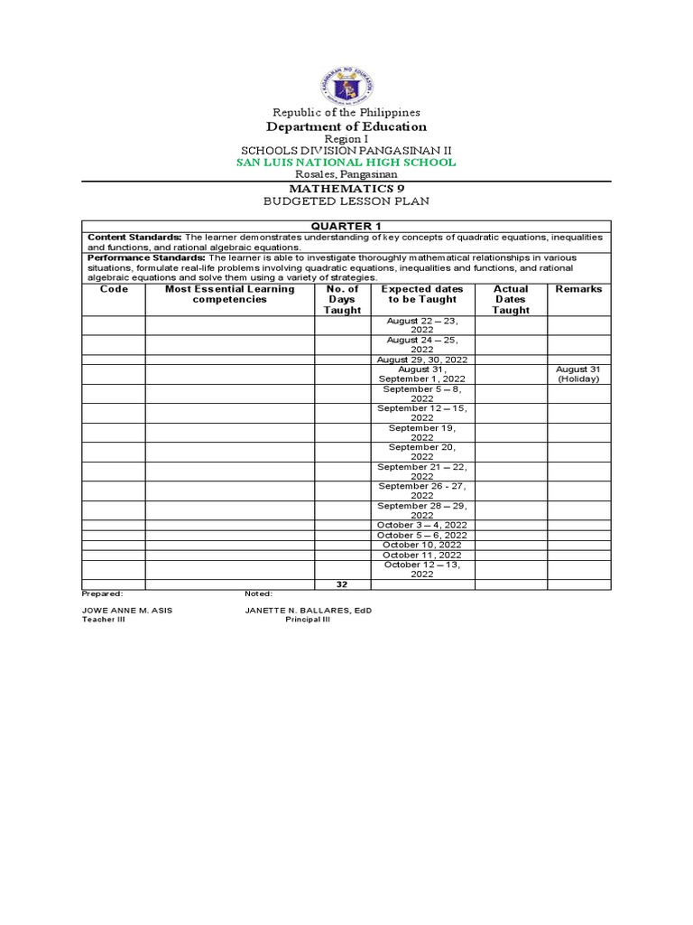 BLP - Math 2022 2023 | PDF | Equations | Behavior Modification