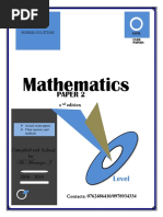 O Level Maths Notes, PDF | PDF | Fraction (Mathematics) | Sine