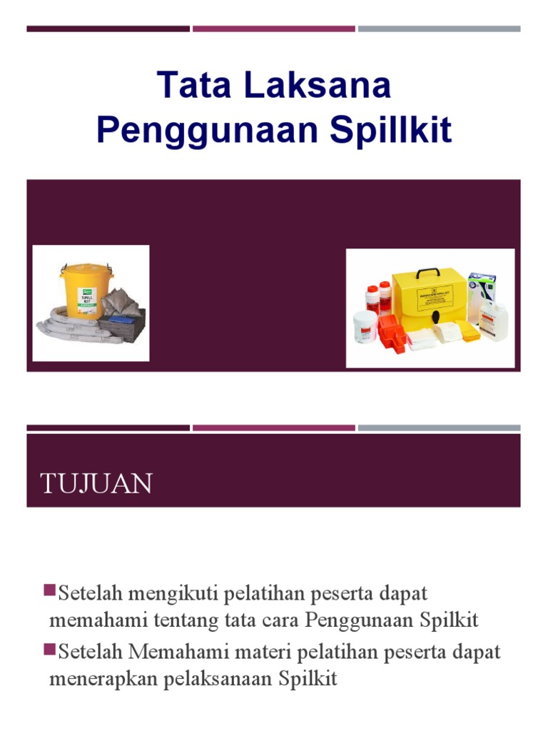 Panduan Penggunaan Spill Kit di RS | PDF