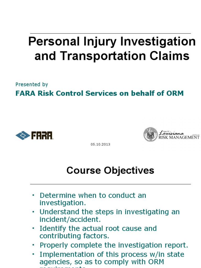 Accident Investigation Training | PDF | Safety