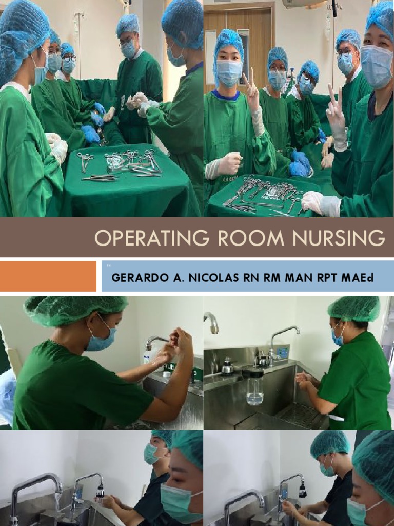 NCM312 PPT Operating Room Nursing | PDF | Surgery | Clothing