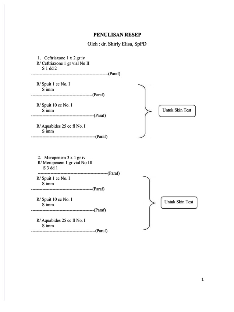Pdf Penulisan Resep Compress Pdf