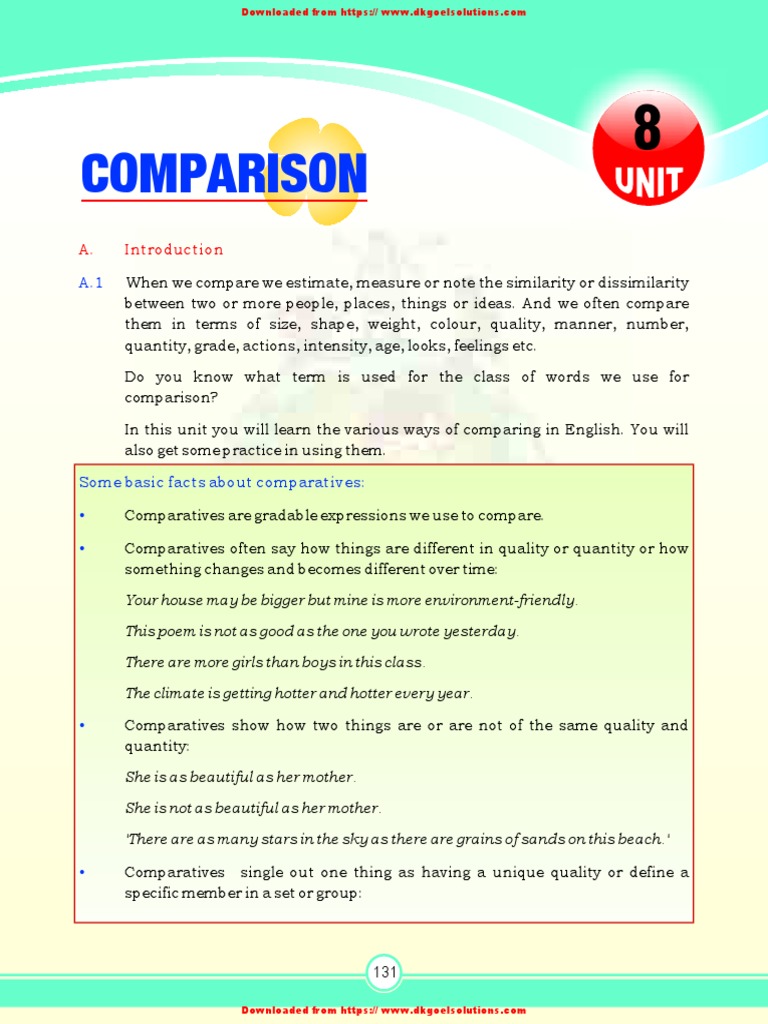 Understanding Comparatives in English | PDF | Adverb | Adjective