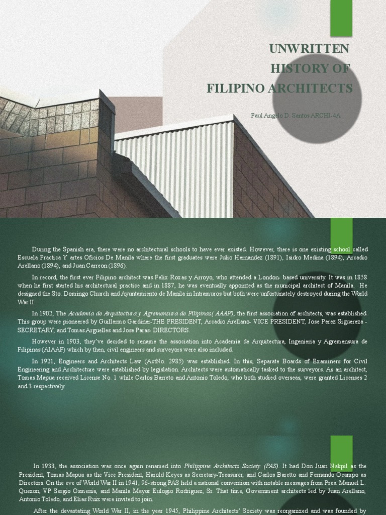 PP2 Santos, Paul Angelo D. - Archi 4a | PDF | Manila | Philippines