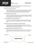 Sample Aral Lesson Plan | PDF | Cognition | Linguistics