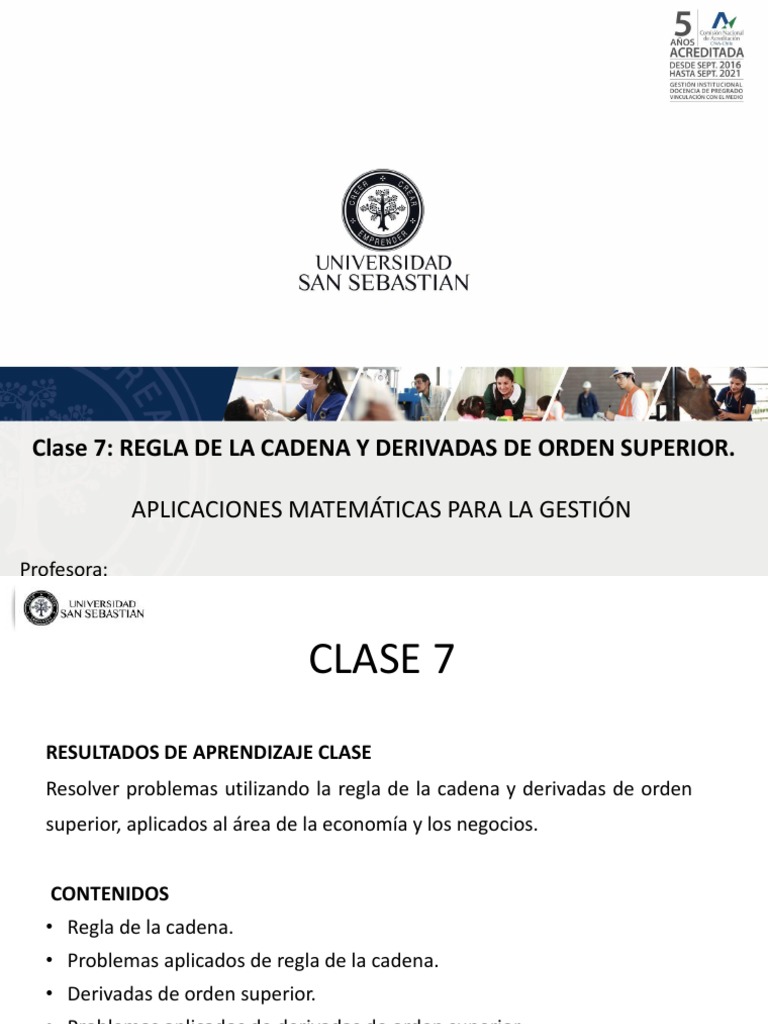 Clase 7 | PDF | Logaritmo | Derivado