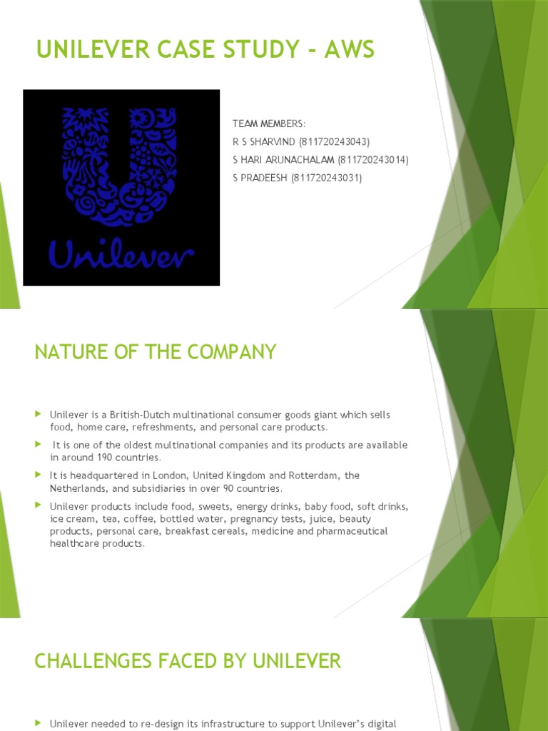 Aws Unilever Final | PDF | Amazon Web Services | Cloud Computing