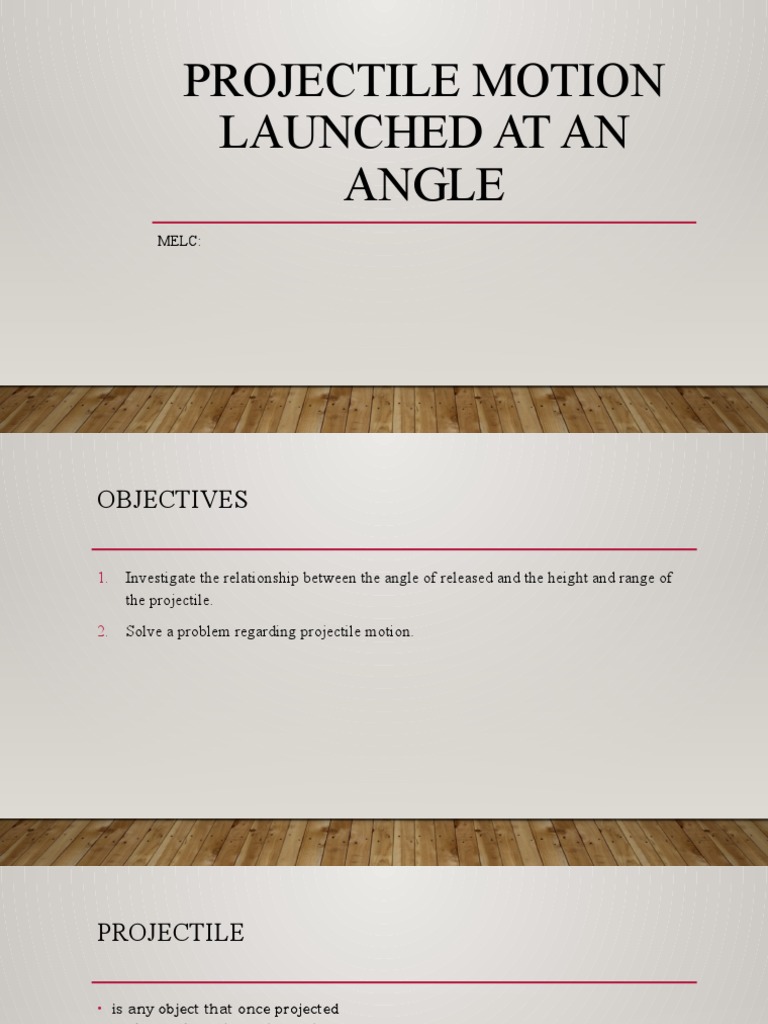 Analyzing Projectile Motion Angles | PDF | Projectiles | Dynamics ...
