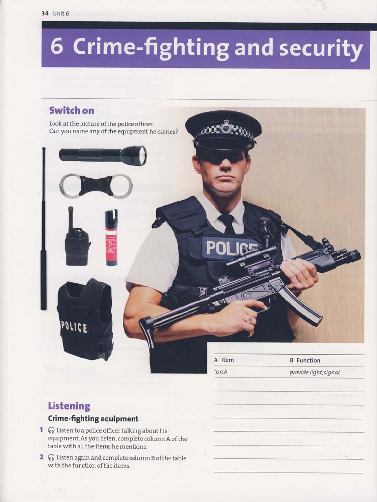 Unit 6 Crime-Fighting | PDF