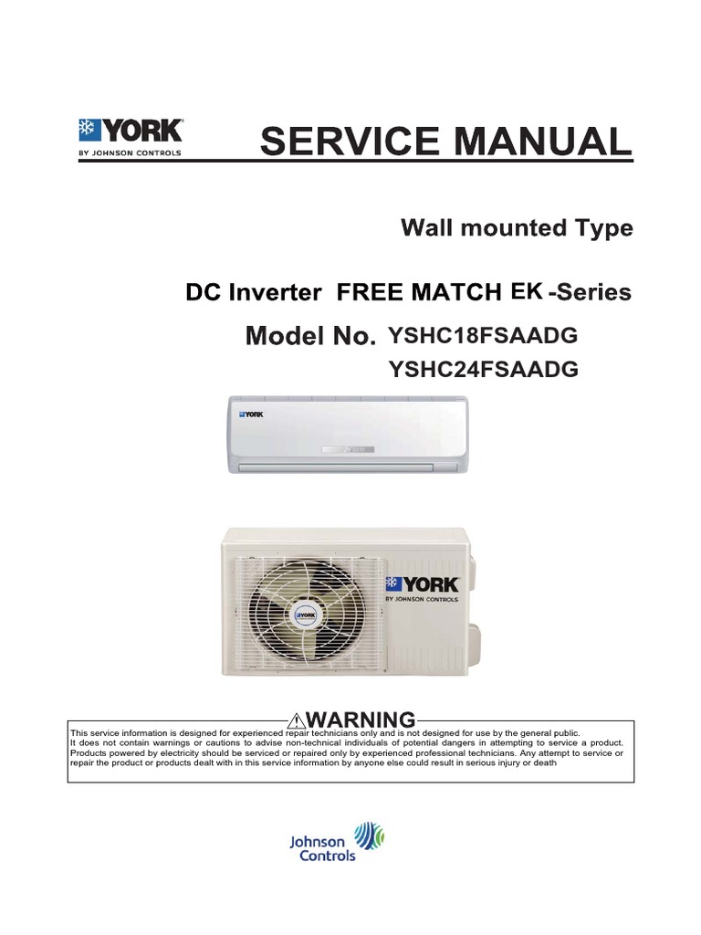 York_servicio Minisplit Yshc | PDF