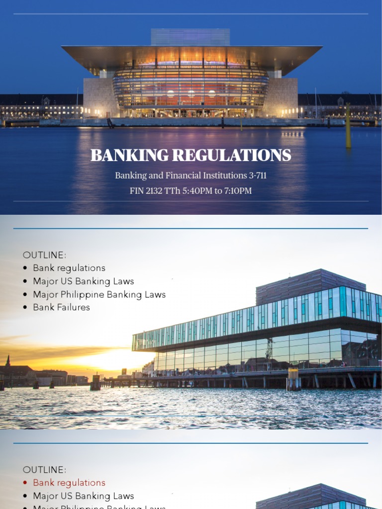 Banking Regulation - PPT (Philippine Banking Laws) TTH | PDF | Banks ...