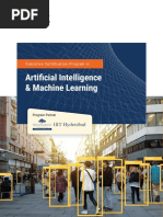 IITHyderabad AI-ML Brochure V1 | PDF | Machine Learning | Artificial Intelligence