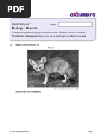 CSEC Biology June 2009 P2 | PDF | Eye | Science