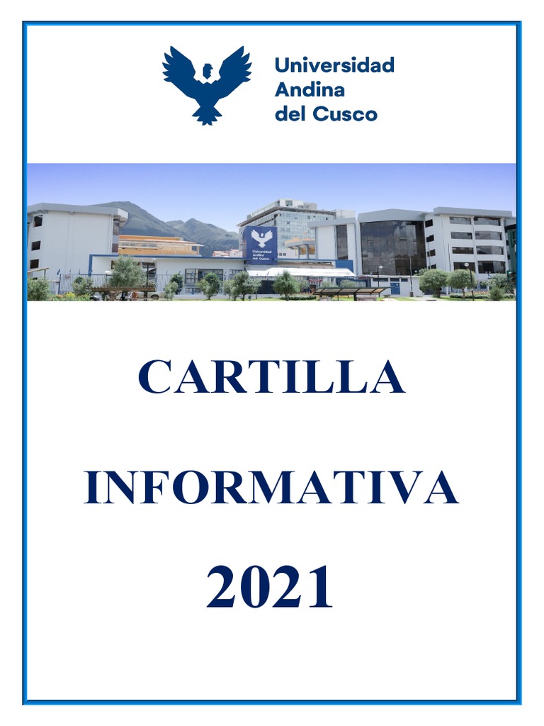 CARTILLA INFORMATIVA (1) (1) | PDF | Licenciatura | Contabilidad