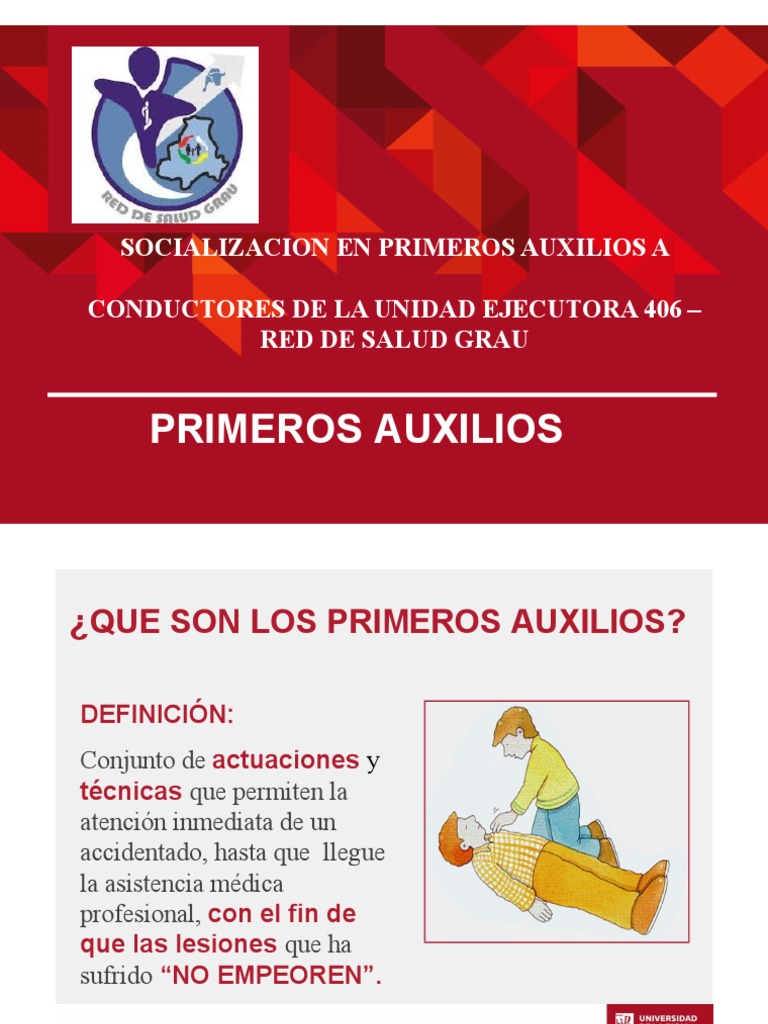 Manual - Primeros - Auxilios RED GRAU | PDF | Reanimación cardiopulmonar | Herida