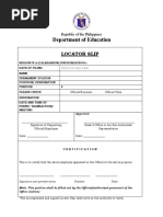 New LOCATOR SLIP | PDF | Government | Business