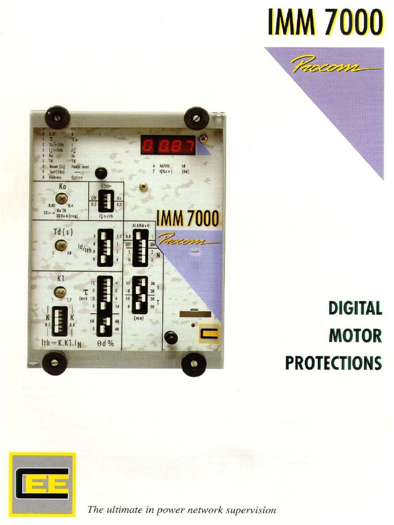 IMM 7000 (Ingles) | PDF
