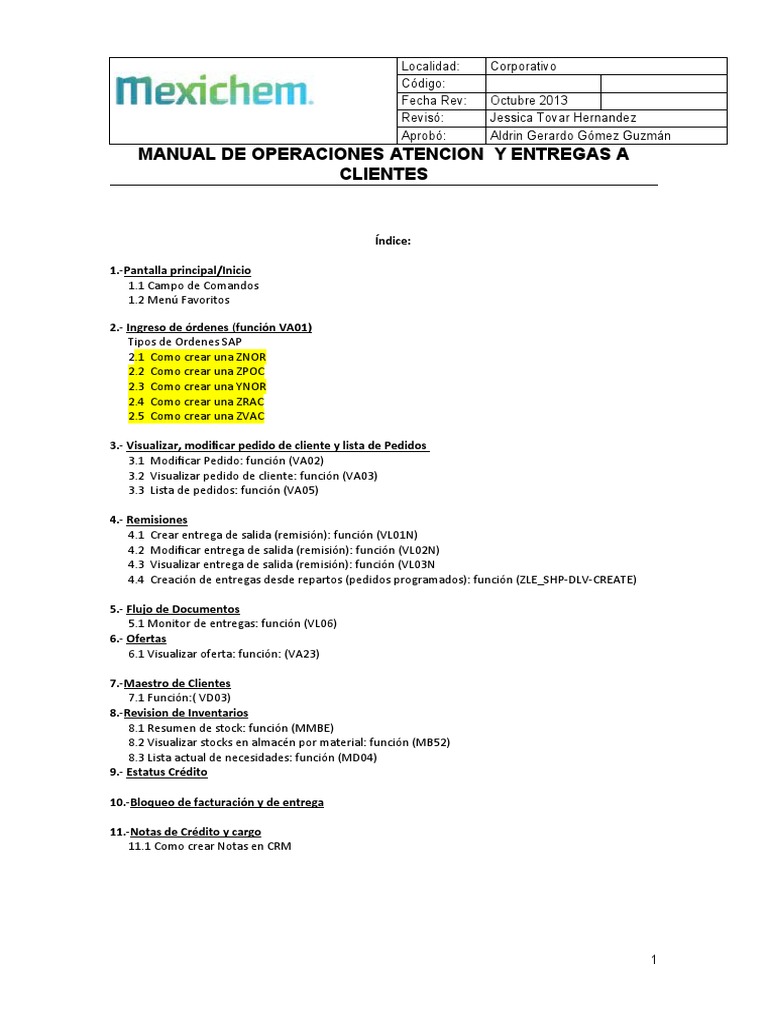 Manual Operaciones Final | PDF | Software