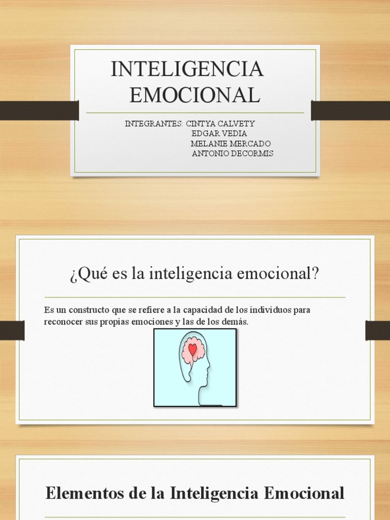 Inteligencia Emocional | PDF