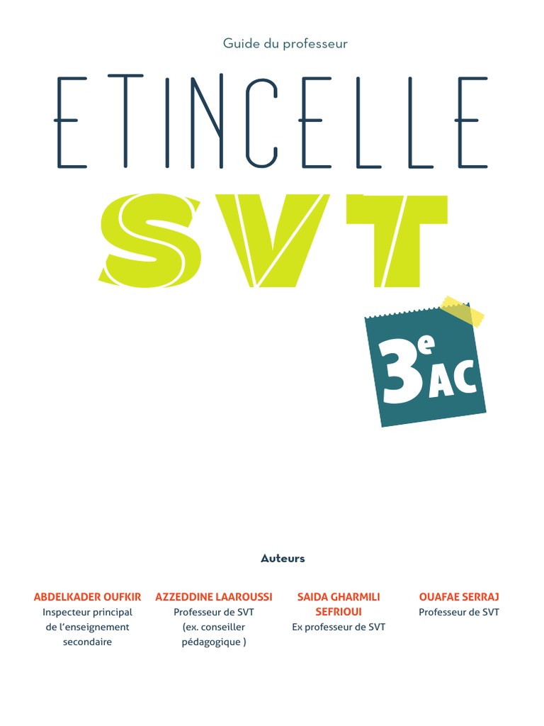 Guide SVT 1 Bac : Activités et Corrigés | PDF | Sang | Vitamine
