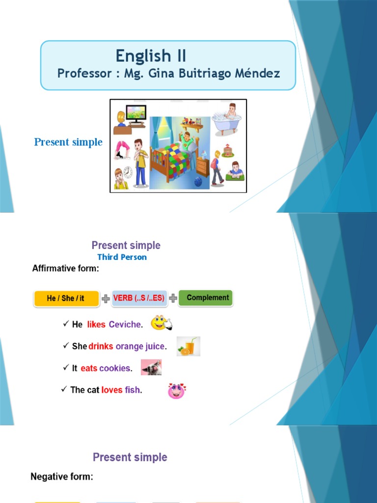 E2 PPT Present Simple | PDF