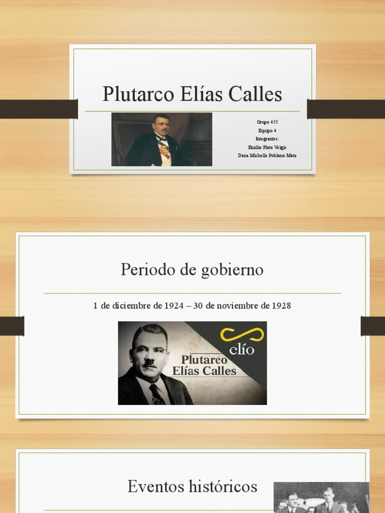 Plutarco Elías Calles | PDF | Gobierno | México